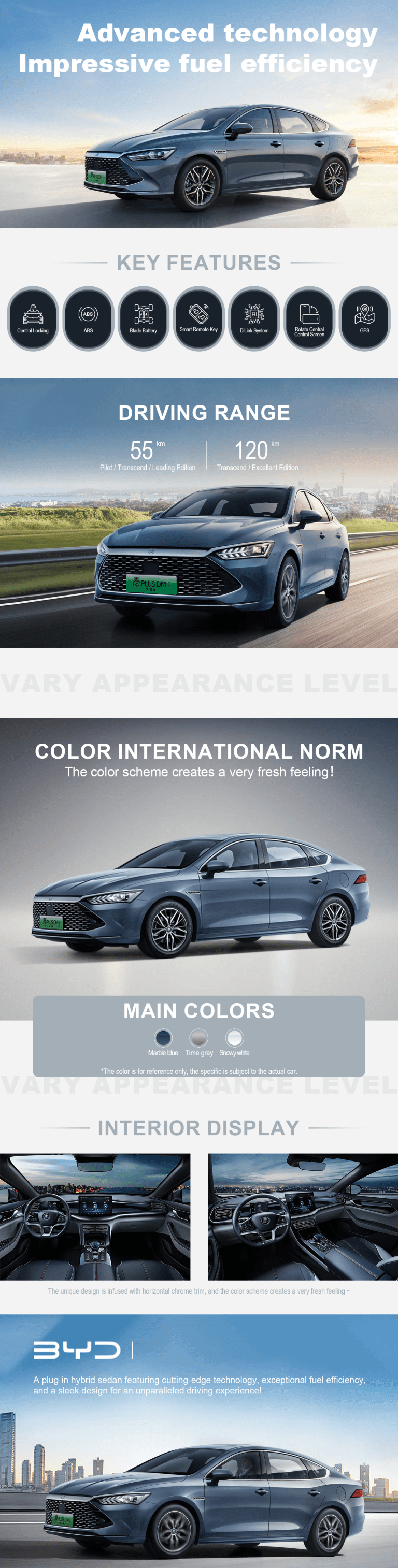 BYD Qin PLUS DM-i|Advanced Plug-in Hybrid Sedan|Frdauto.com