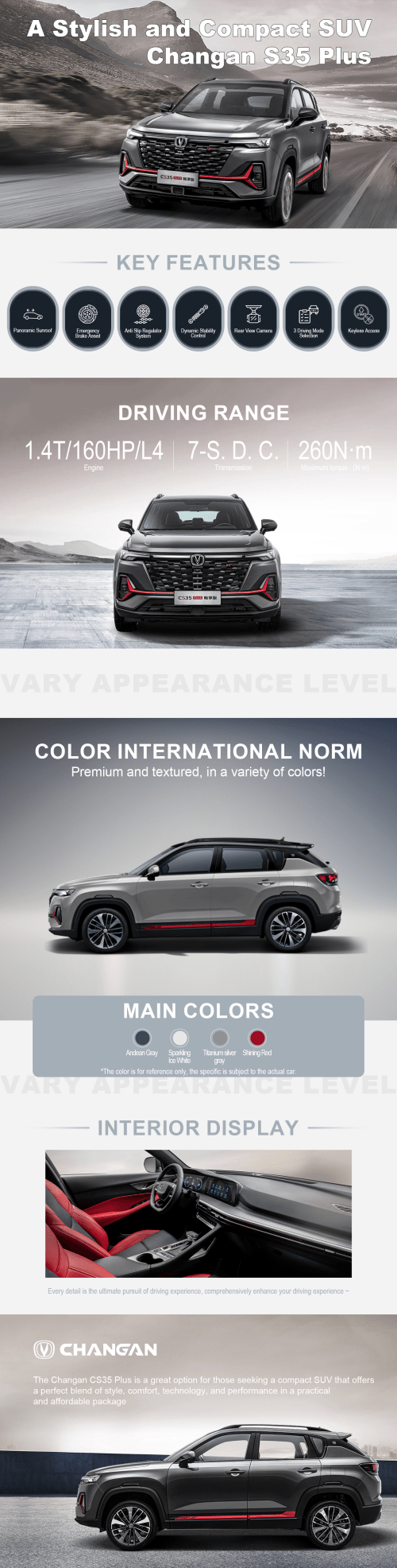 Changan CS35 Plus | A Stylish and Compact SUV| FRD AUTO