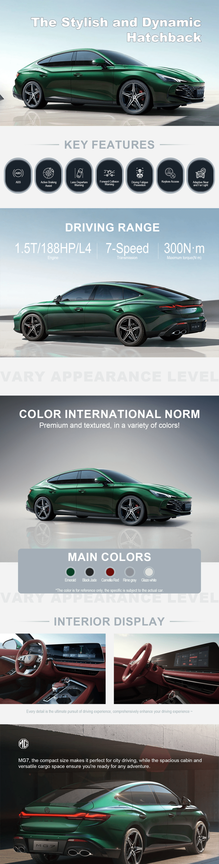 MG7| The Stylish and Dynamic Hatchback | FRD AUTO